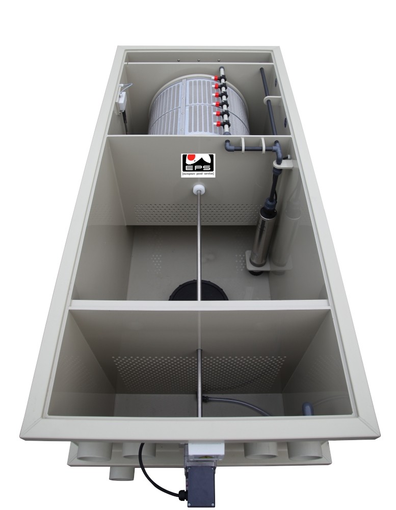 EPS Combi Drum Filter CF65 Jumbo with integrated bio chamber+pump chamber