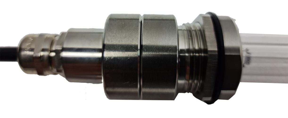 UVC 80 W Edelstahl Amalgam Bausatz INOX UV-C